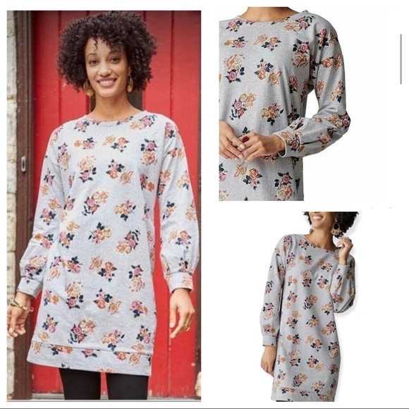 Matilda Jane | Sweaters | Matilda Jane Floral Long Sweatshirt | Poshmark